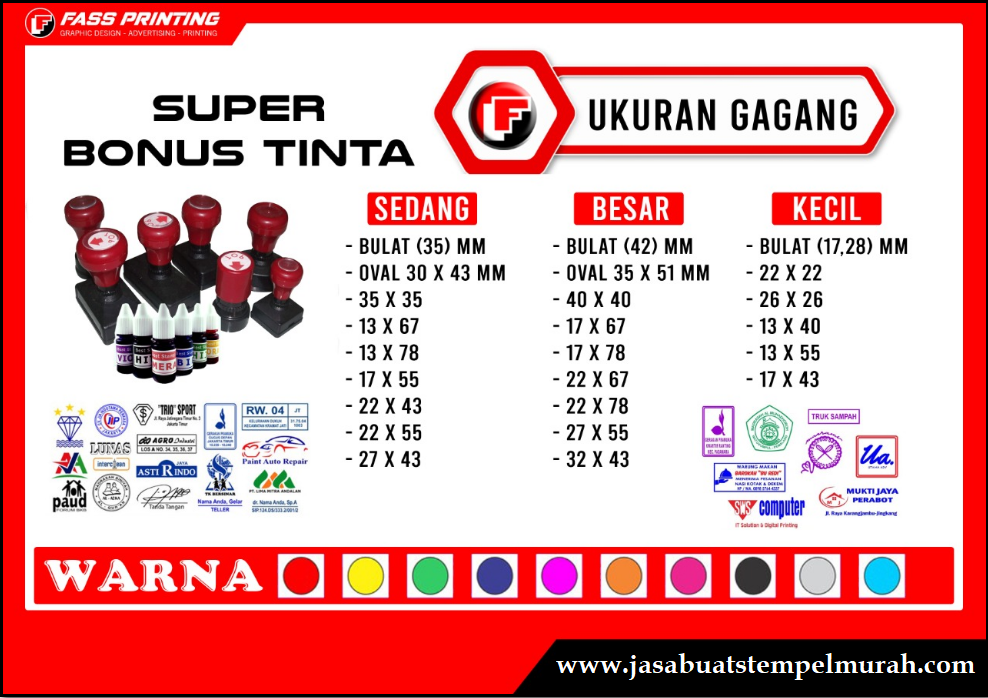 Stempel Warna - Fass Printing